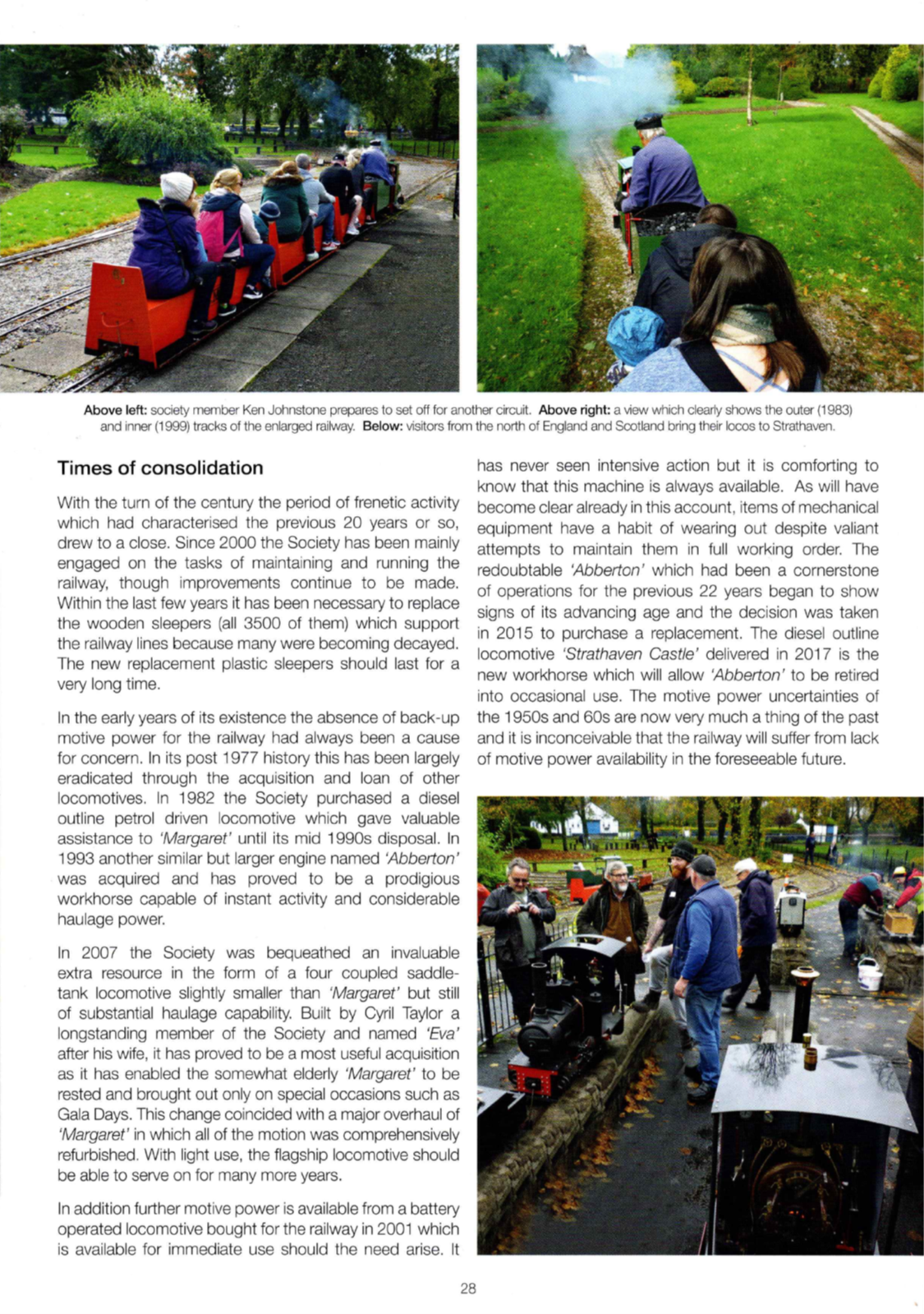 The Wee Train is in the News Again – Strathaven Miniature Railway