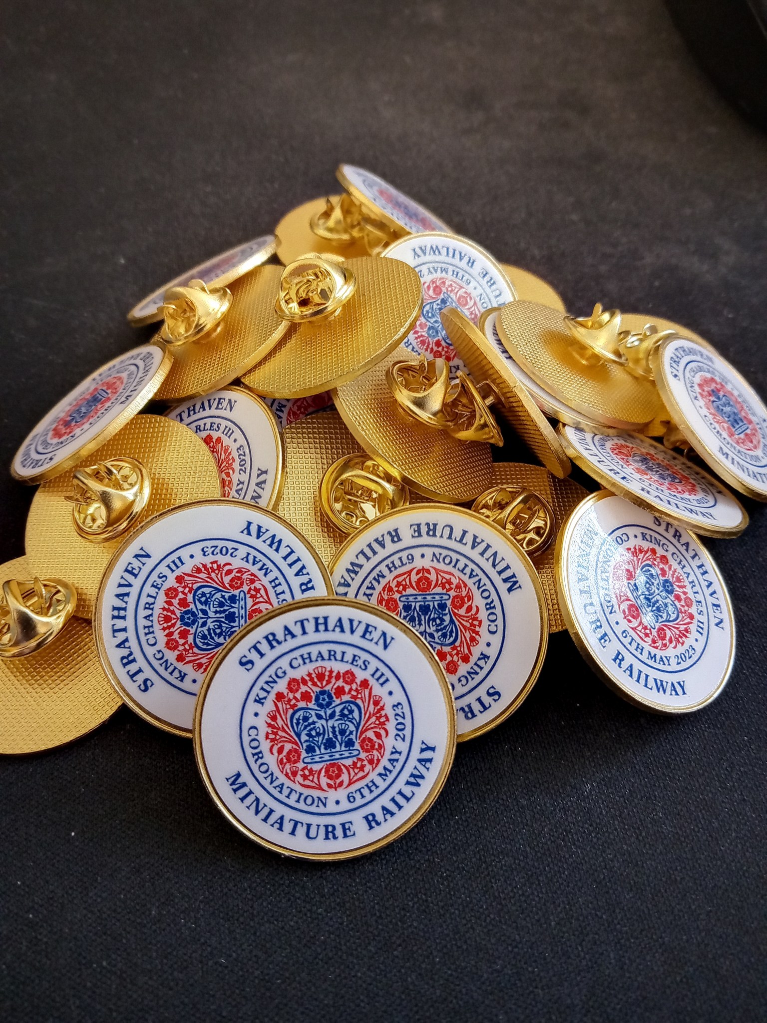King Charles III Badges – Strathaven Miniature Railway