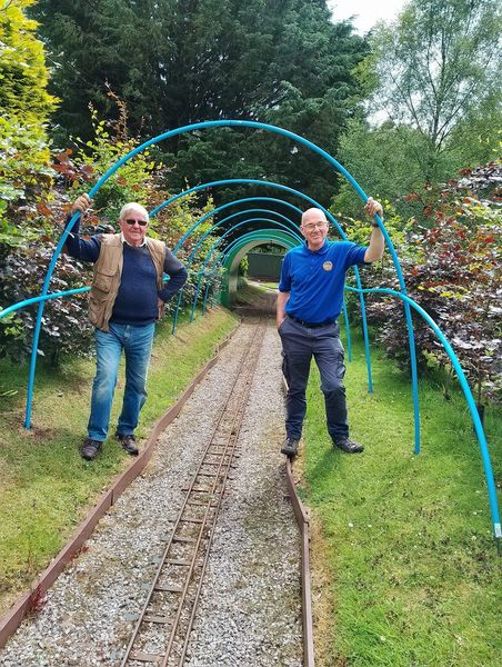 Our New ‘Green’ Tunnel – Strathaven Miniature Railway