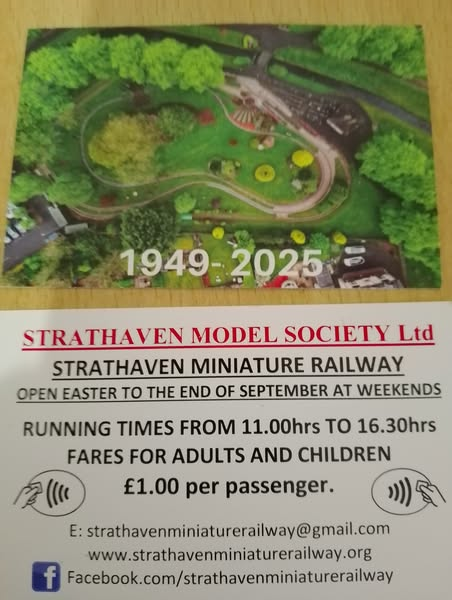 We’re on Our Way ! – Strathaven Miniature Railway